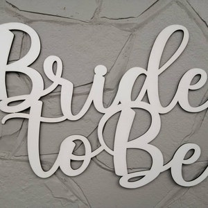 Bride to Be Svg Cake Topper Backdrop. Bridal Shower Lasercut. Bride to ...