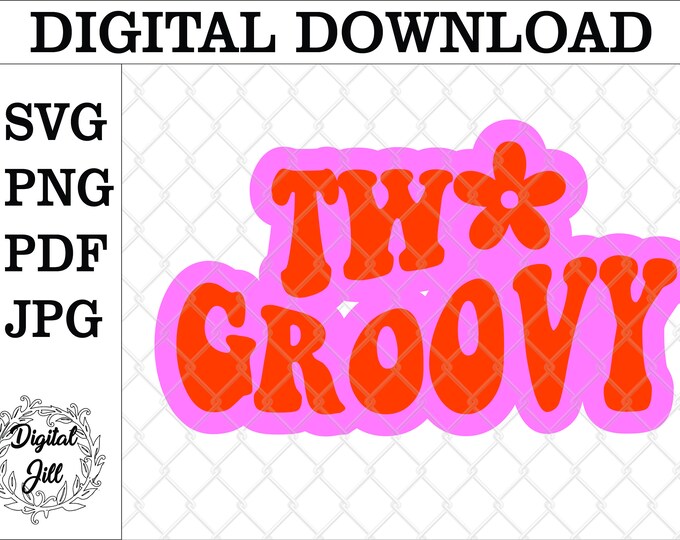 Two Groovy SVG PNG File Clipart Pastel Sublimation Flower Sunglasses ...