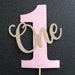One Number 1 Svg File. One 1 Cake Topper. Digital File. 1st Birthday ...