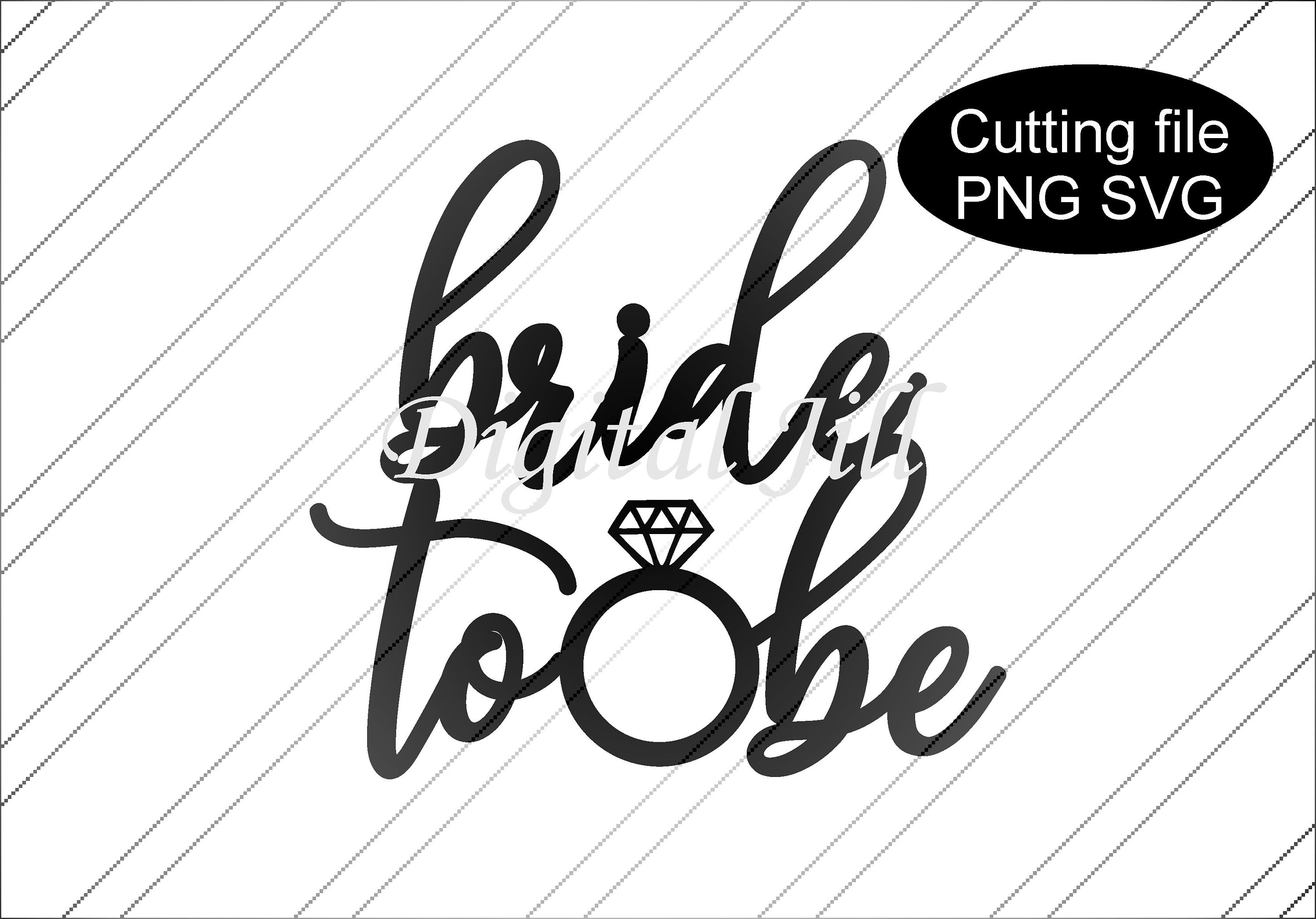 Bride To Be SVG, Bride To Be Cake Topper SVG Vectorency ...