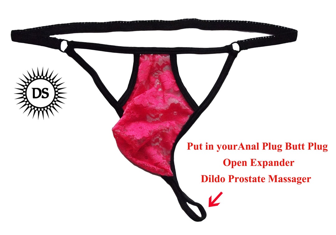 Men Thong Plug Erotic Underwear String Sexy Lingerie Extreme Micro Bikini Micro Thong Etsy