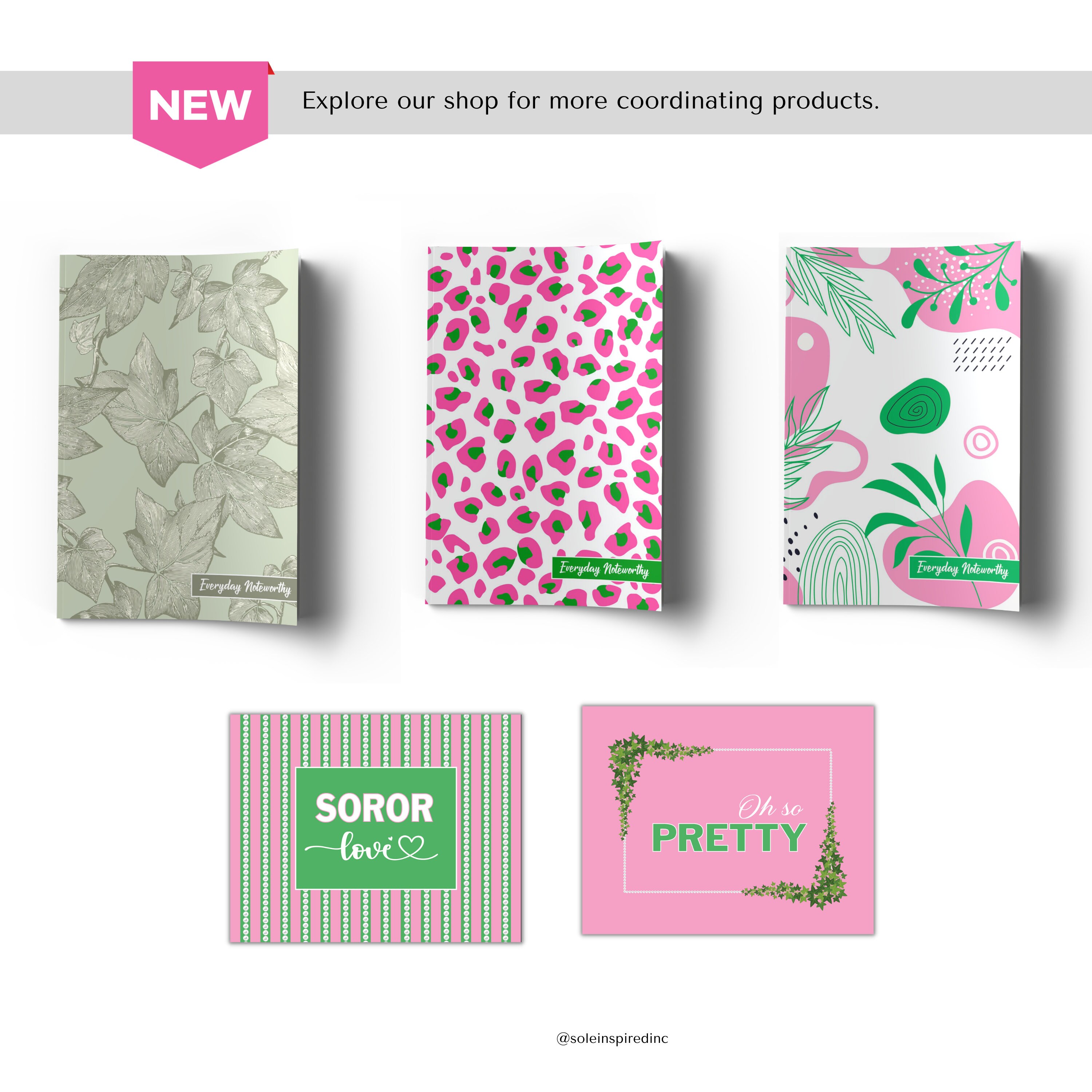 AKA Sorority Inspired Notecards: Women Empowerment Card Set - Etsy