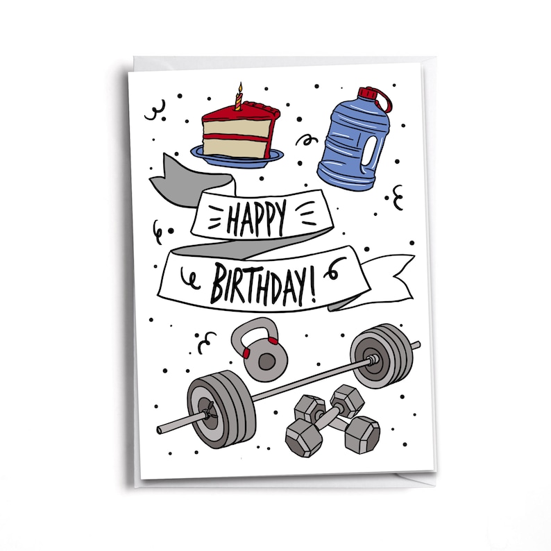 Birthday Card | Weight Lifting, Gym Rat, Crossfit, Fitness and Personal ...