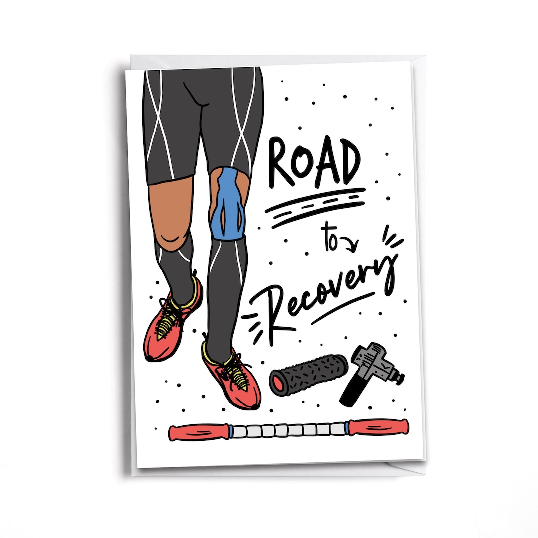 Get Well Soon Card: Athlete Injury, Road to Recovery - Etsy