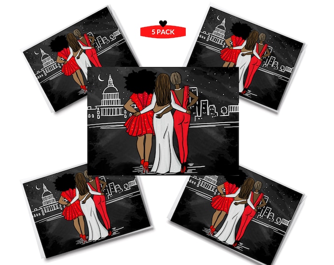 Congratulations Soror Card, Delta Sigma Theta Inspired Greeting Card ...