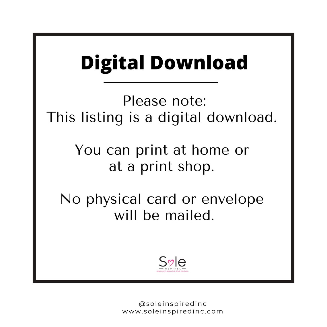 Printable | Downloadable Card | Digital Instant Download | She Believed ...