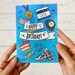 Happy Birthday Runner Run Happy Card blue - Etsy