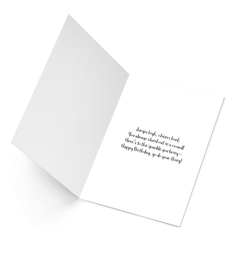 Cheer Birthday Card for a Spirited Celebration - Etsy