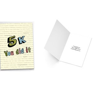 5K Runner Greeting Cards | 3.1 Miles | 5 Run Pack - Etsy