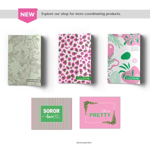 Pink and Green Sisterhood | Welcome Soror | Happy Birthday |thank You ...