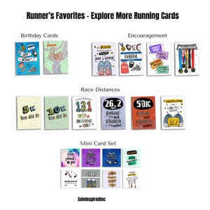 Running-themed Birthday Card | Perfect for Marathoners, Runners, and ...
