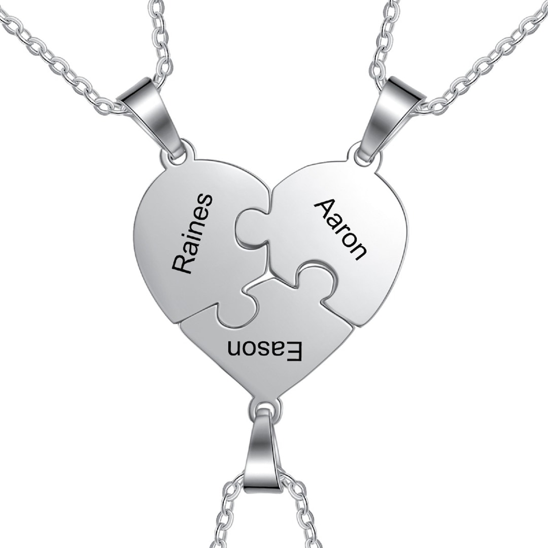 Personalised Friendship Necklace | Custom Name Necklace for Best ...