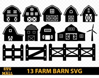 Barn svg | Etsy