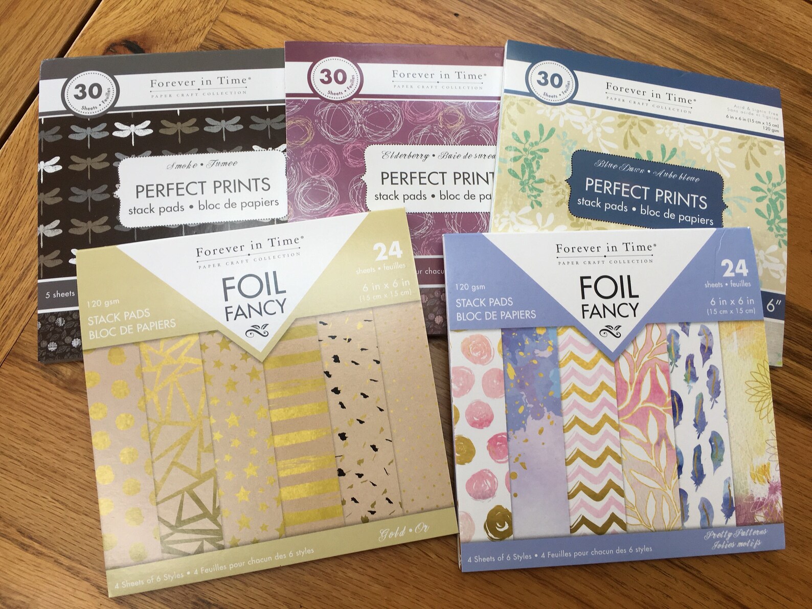 5 Assorted Paper Pads Paper Pad6x6craft Stackassorted | Etsy