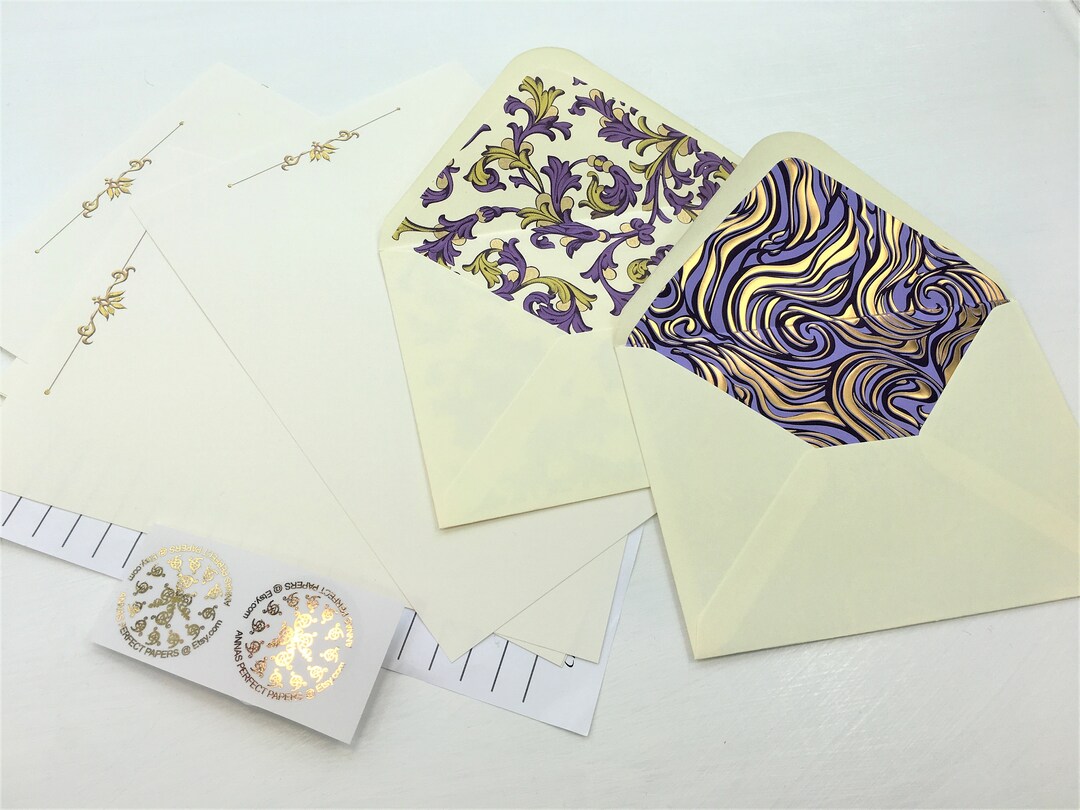 Letter Writing Set, Florentine Letter Paper, Letter Writing Stationery ...