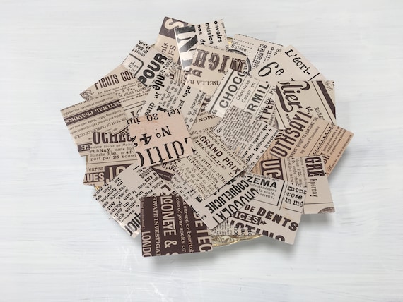 Newspaper Stickers Newspaper Journal Stickers - Etsy