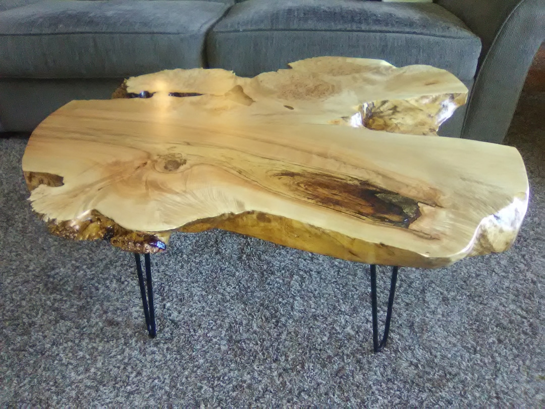 Beautiful Maple Live Edge Coffee Table - Etsy