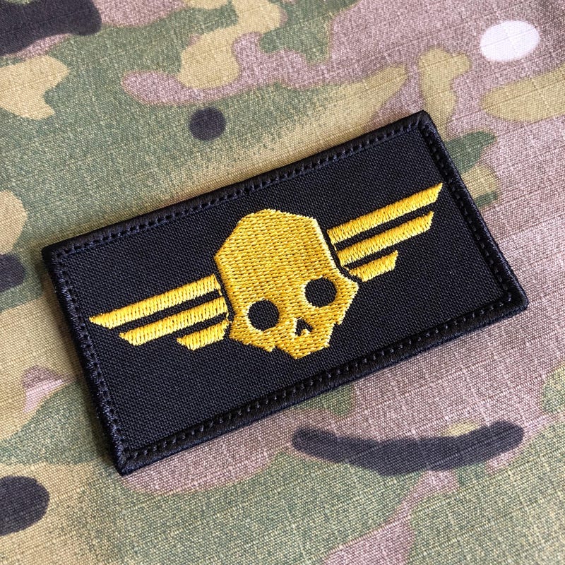Embroidered Skull Patch - Etsy