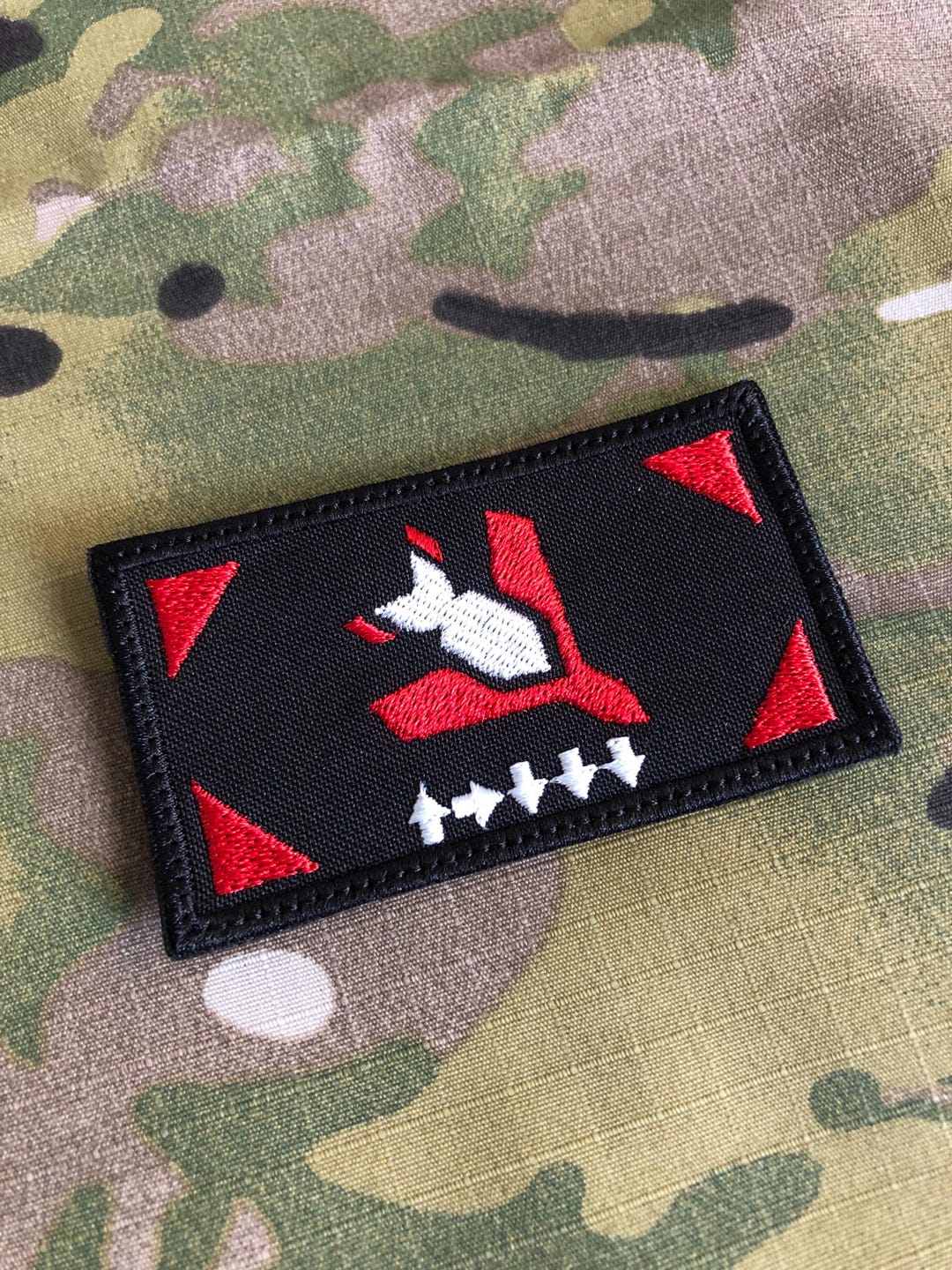 Bomb Embroidered Morale Patch Hook Fastener Backing - Etsy
