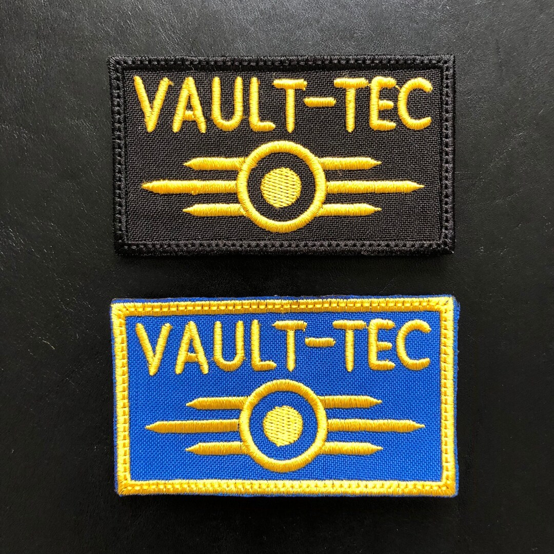 Fallout-inspired Vault Tec Patch With Velcro Backing - Etsy