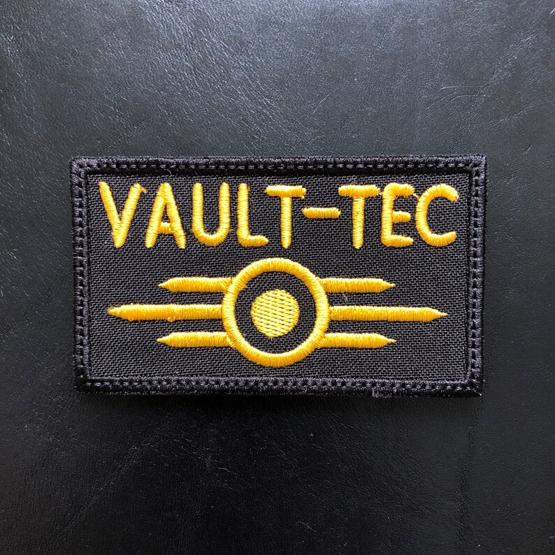 Fallout-inspired Vault Tec Patch With Velcro Backing - Etsy