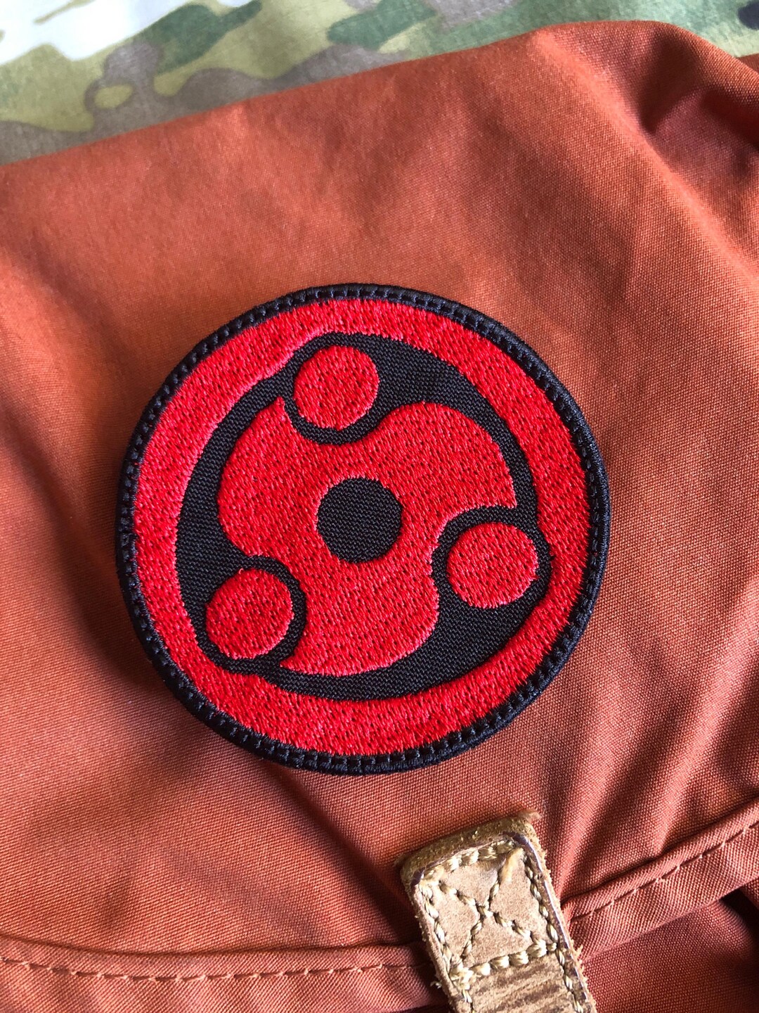 Naruto Sharingan Madara Anime Patch Velcro - Etsy
