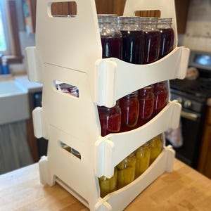 PVC Canning Caddy “100% Water Reaistant” (3 Racks) - Etsy