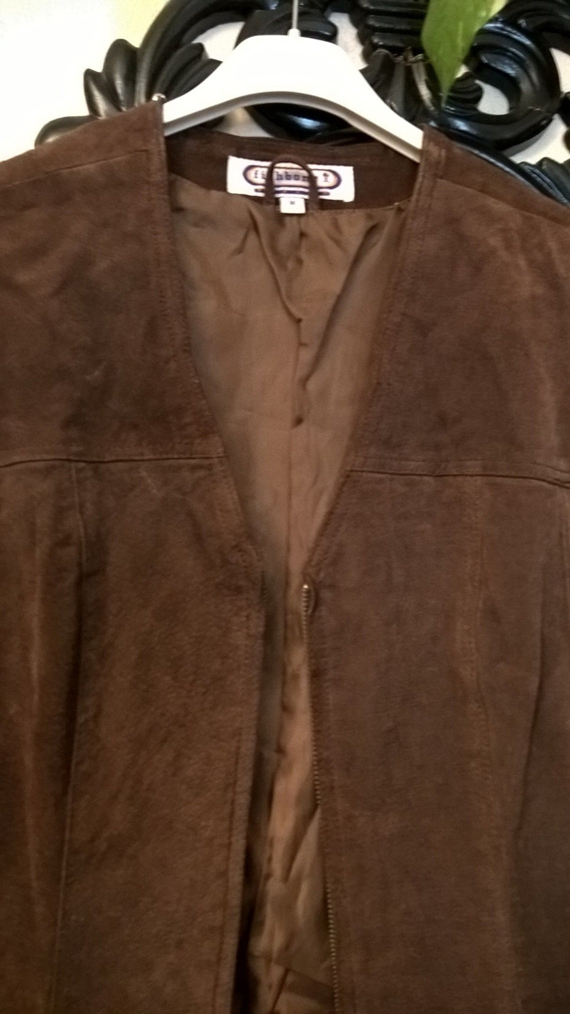 FISHBONE Brand, Sister, Sleeveless Vest, Suede Vest, Brown Color ...