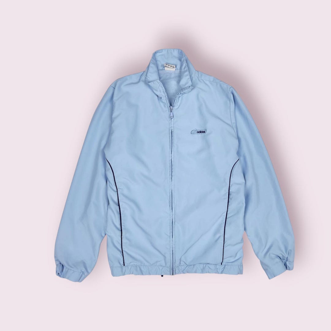 Vintage Retro Y2K Adidas Baby Blue Track Jacket for Ladies. Size - S - Etsy