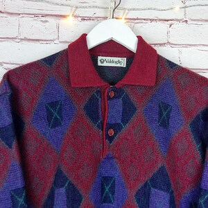 Vintage Retro Italian Button Down Wool Sweater. Size - M - Etsy