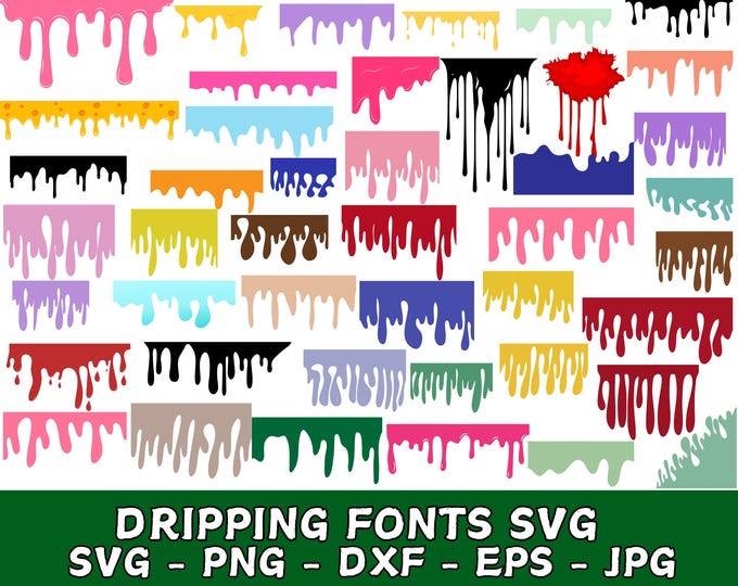 Paint Dripping Svg Dripping Borders Svg Dripping Svg Paint Drip Svg ...
