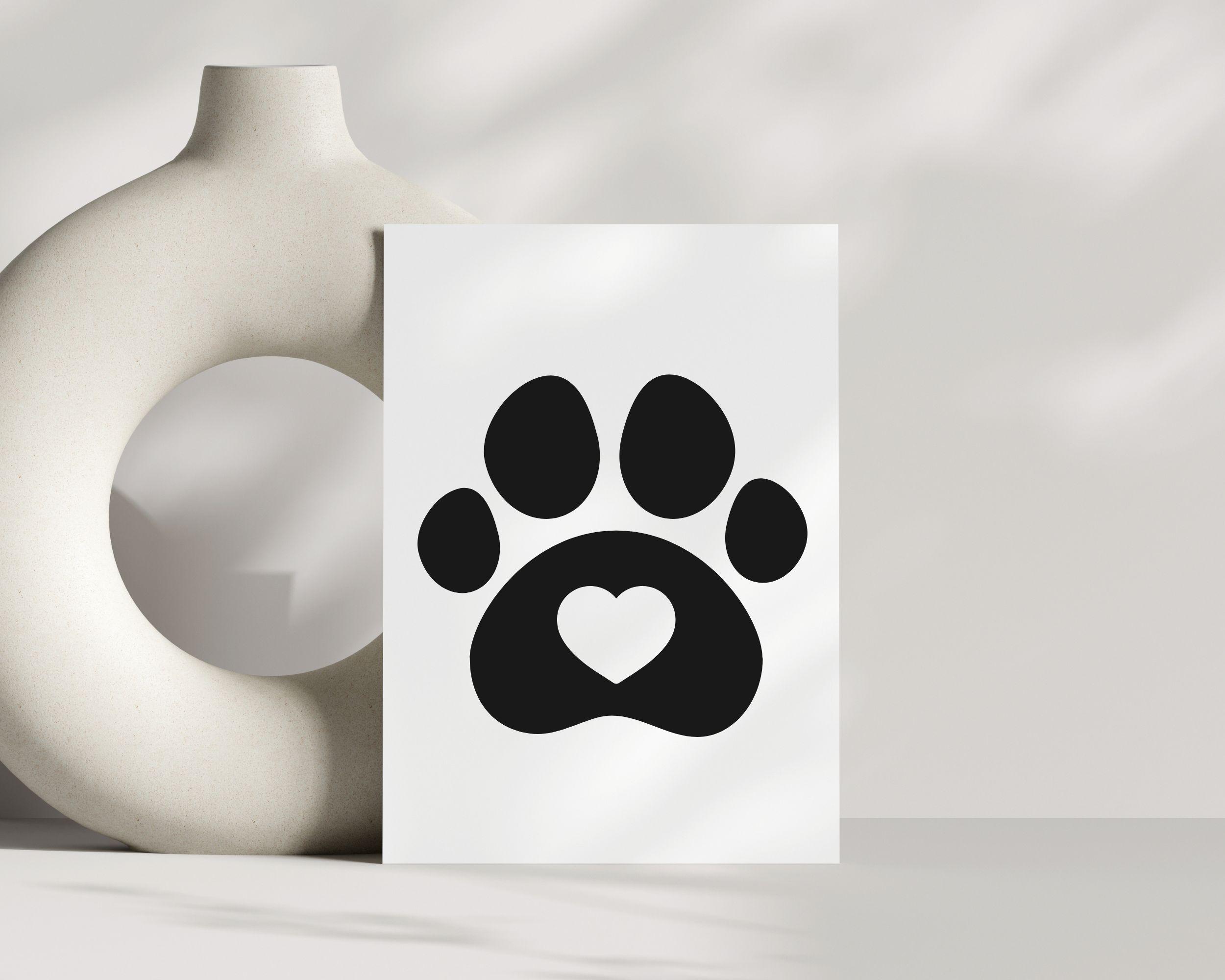 Paw Print SVG Bundle: Dog & Cat Animal Prints (digital Download) - Etsy