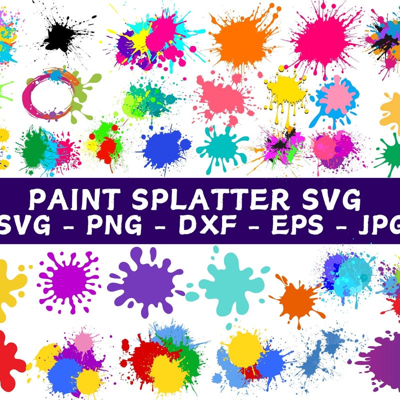 Paint Svg - Etsy