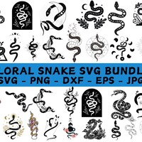 Snake, Snake SVG, Snake Png, Snake Clipart, Dxf, Eps, Cricut - Etsy