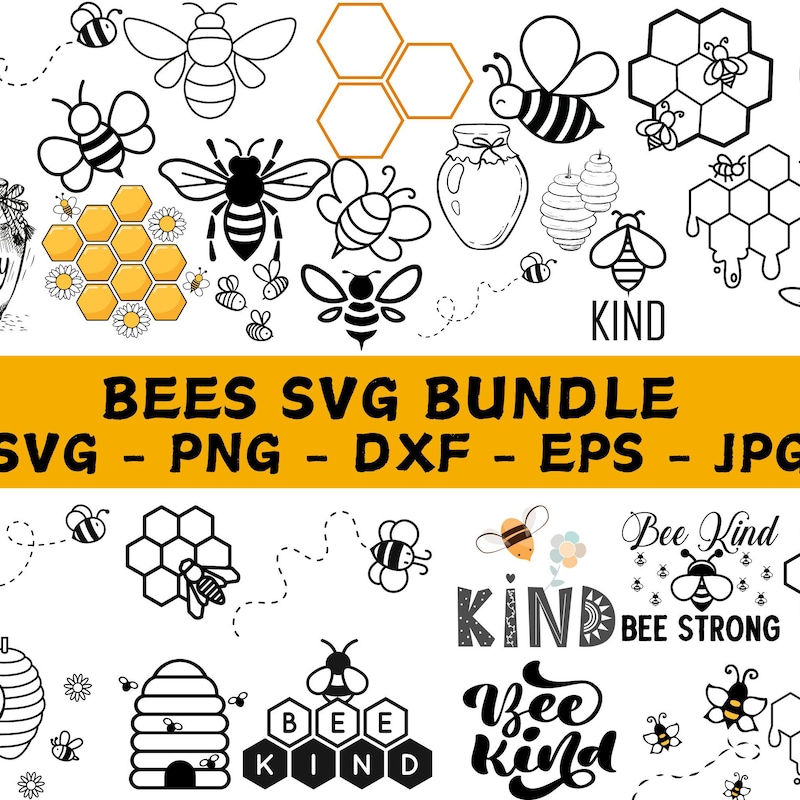 Bumble Bee Svg - Etsy