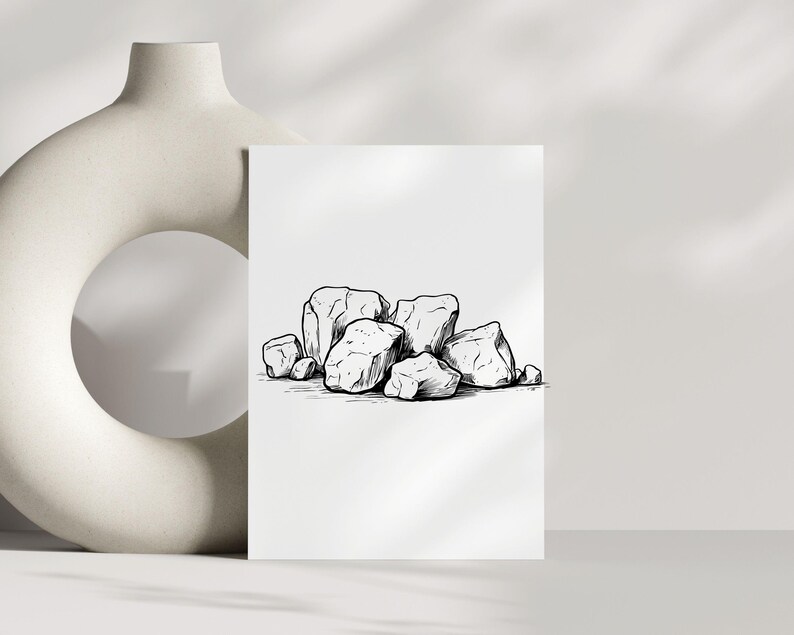 Pile of Rocks SVG Bundle: Stones Vector Clipart (digital Download) - Etsy