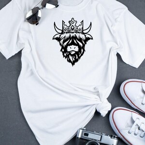 Cute Highland Cow Svg Bundle, Baby Cow Svg, Cow Png, Floral Cute Cow ...