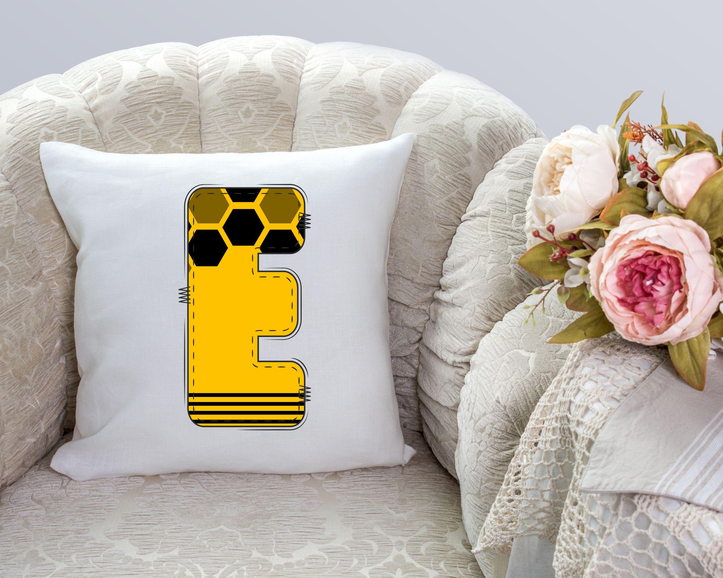 Cute Bee Doodle Alphabet Bee Alphabet Svg Cute Bee Font Svg Bee Doodle ...
