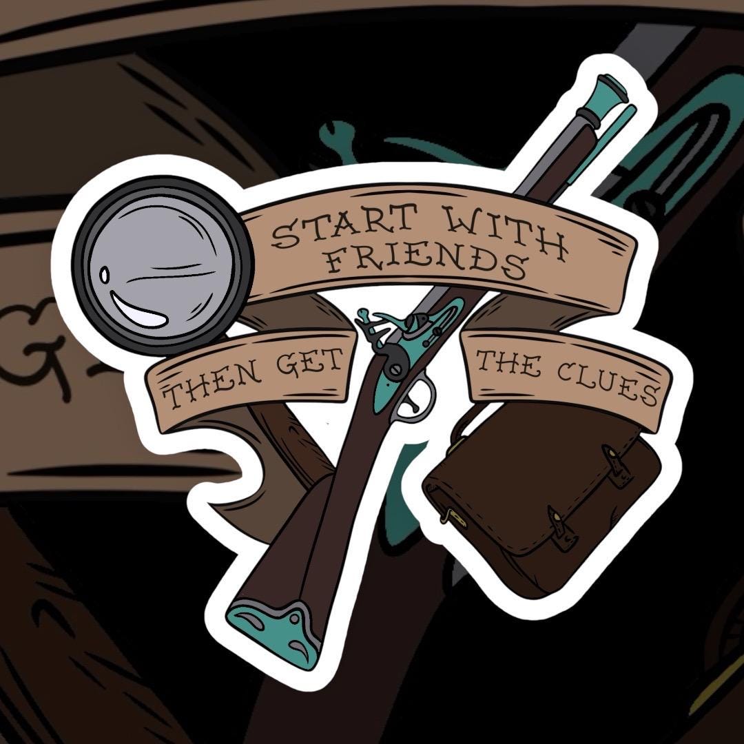 Riz Gukgak, Start With Friends, Fantasy High Sticker - Etsy