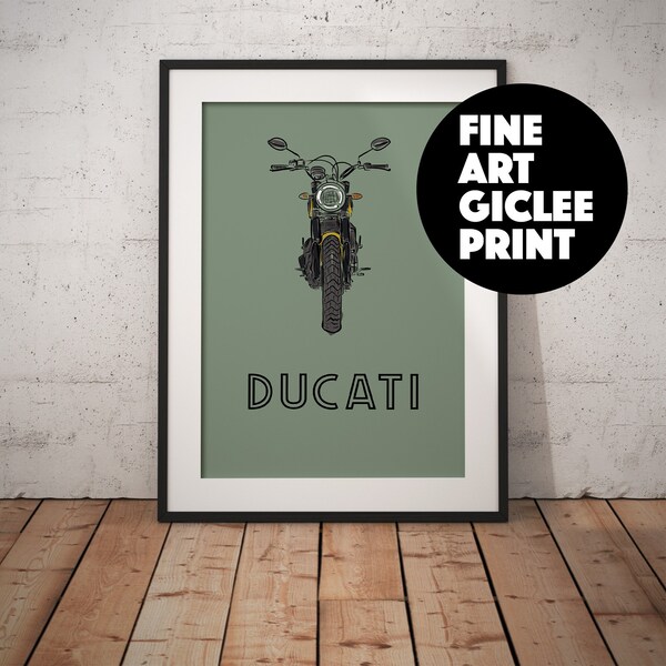Ducati Art Print - Etsy