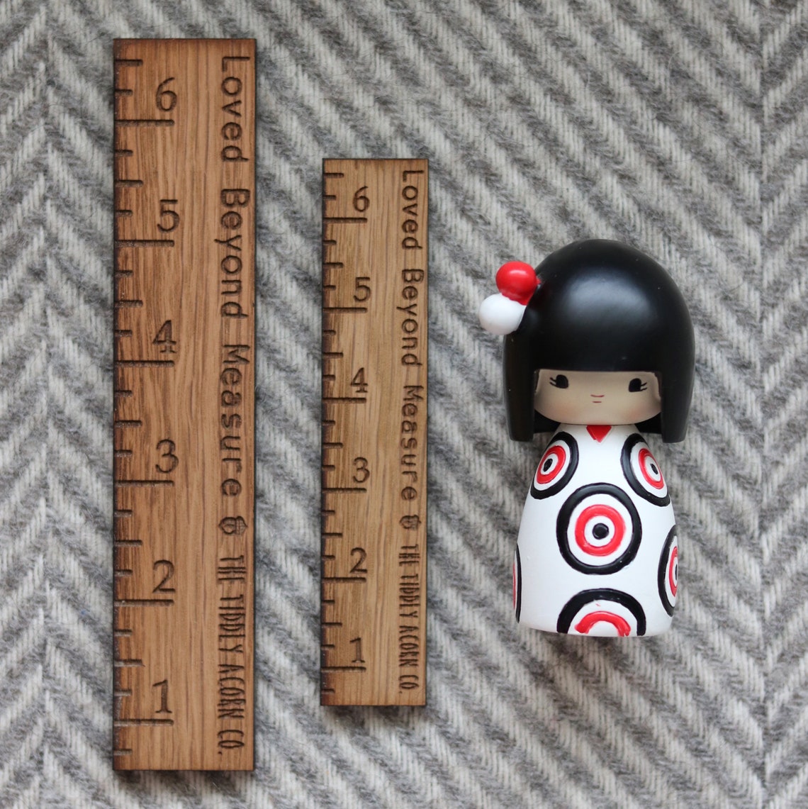 16th Scale Miniature Height Chart, 1/16th Scale for Dolls House, 1:16 ...