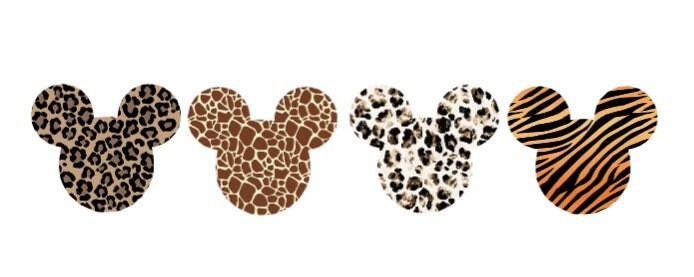 Animal Print Mouse Head Shirts | Leopard Mouse Head Shirt | Safari ...