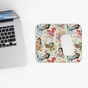 9x8 Princess and Friends Mouse Pad, Cute Disney-inspired Desk Accessory ...