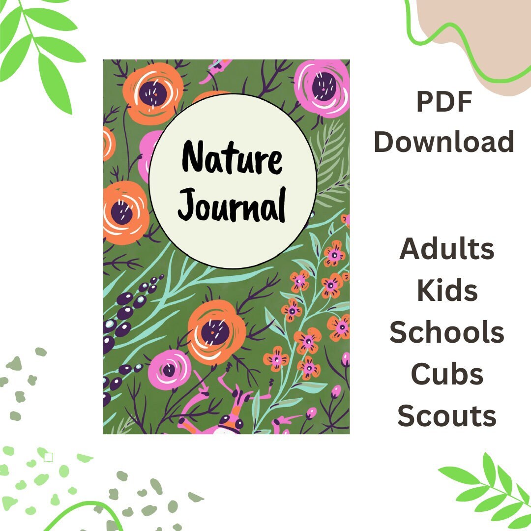 Nature Journal Printable Pages - Etsy