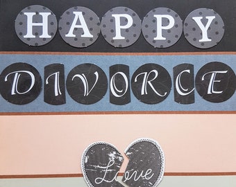 Happy divorce | Etsy