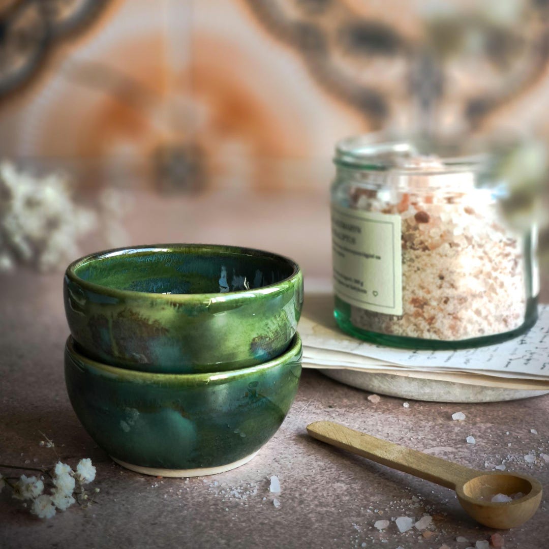 Handmade Ceramic Tapas Bowl: Glazed Stoneware Jewelry Dish, Rustic ...