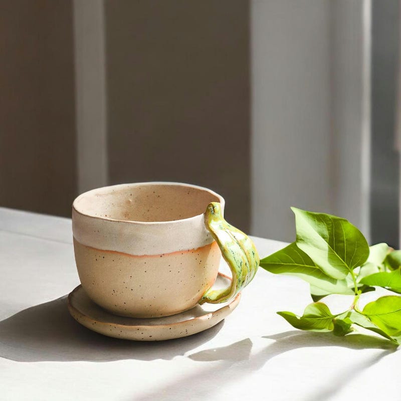 Ceramic Teacup - Etsy