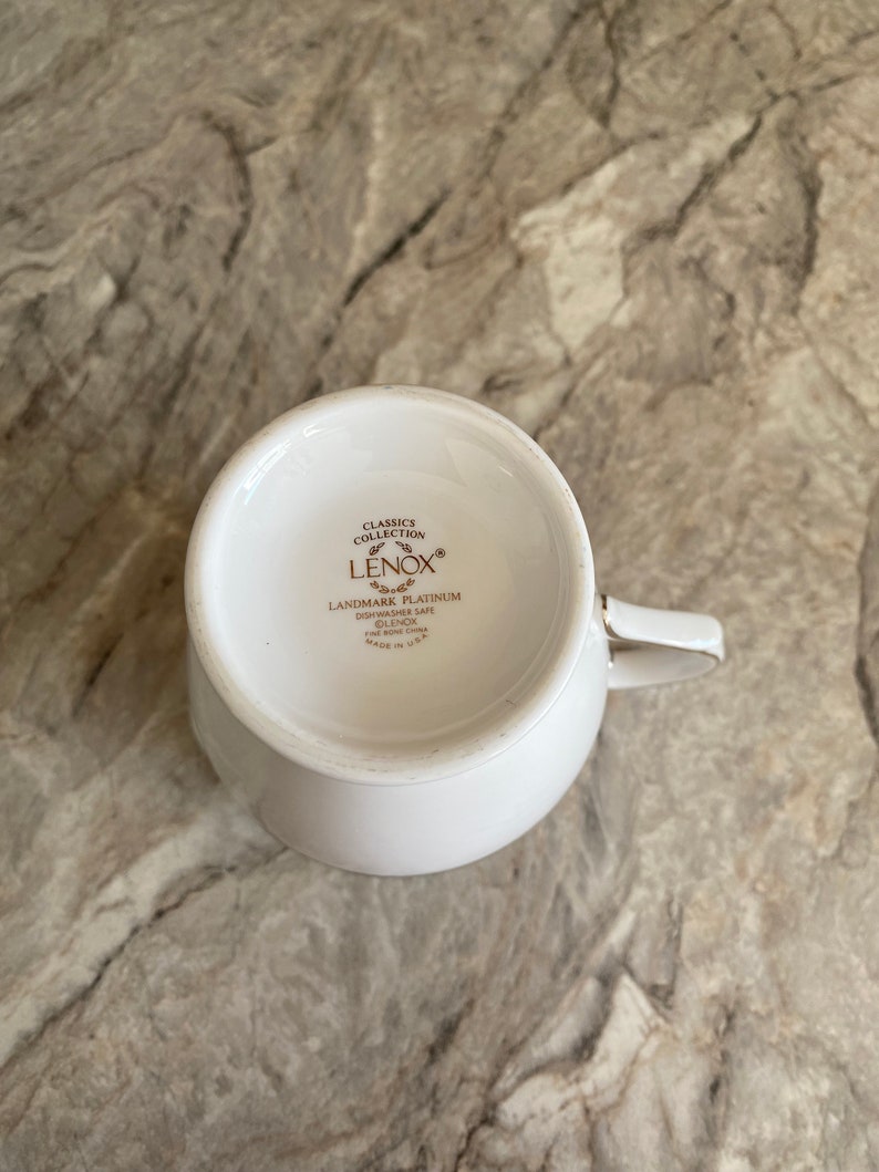 Lenox Classic Collection Landmark Platinum Creamer - Etsy