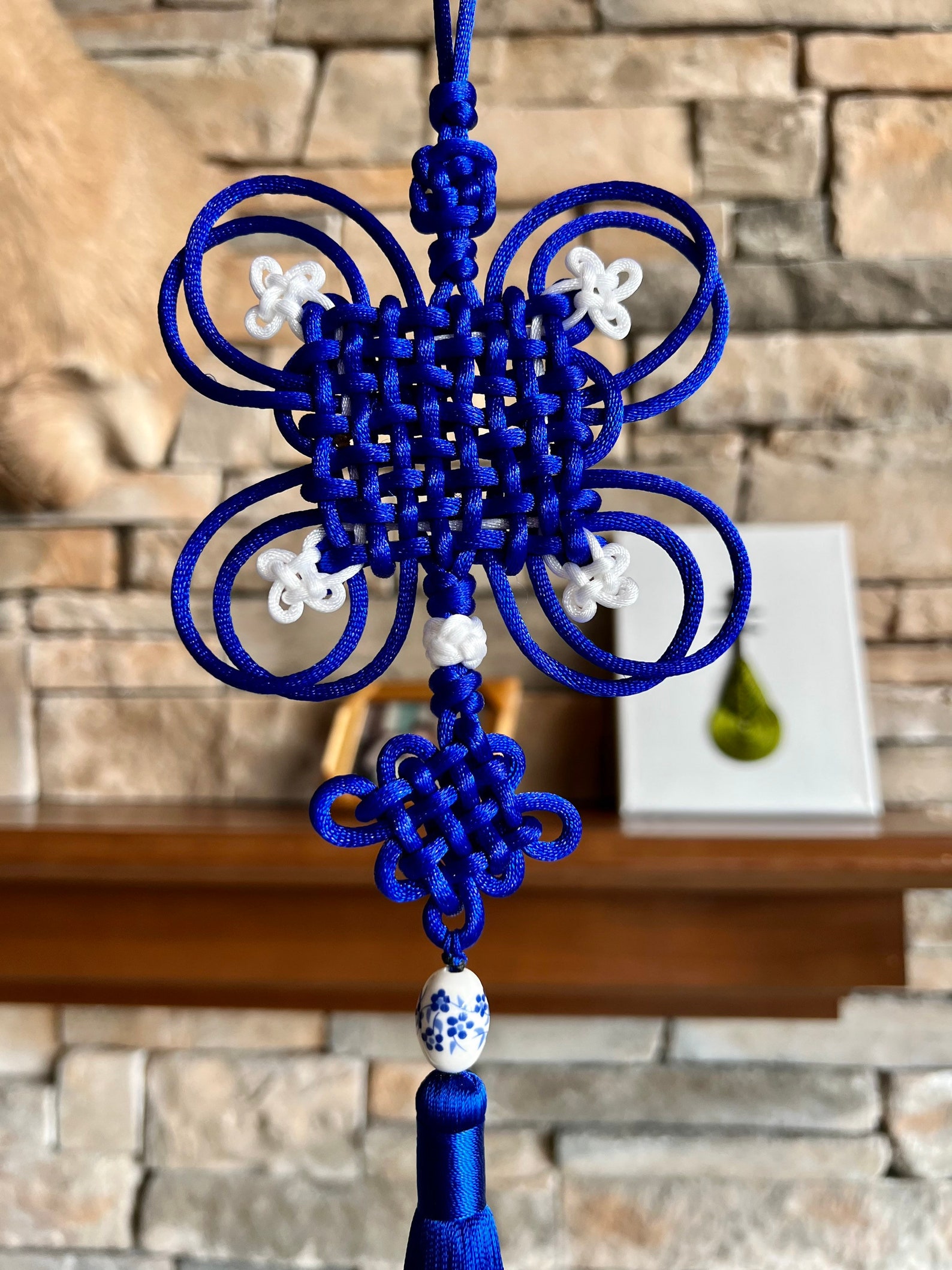 Chinese Knot 中國結 青花瓷 寶藍色 - Etsy