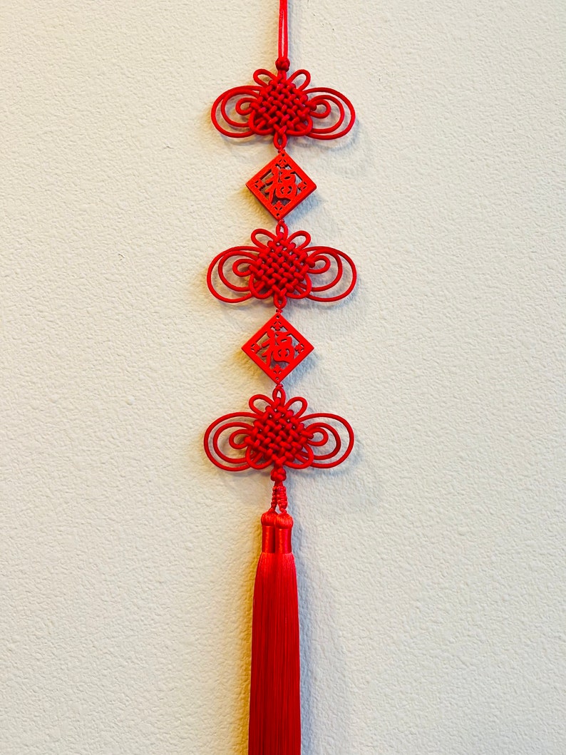 High-end Chinese Knot 中國結福運連連 - Etsy